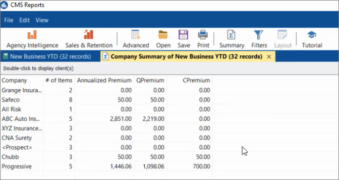 Using Advanced Reports in HawkSoft