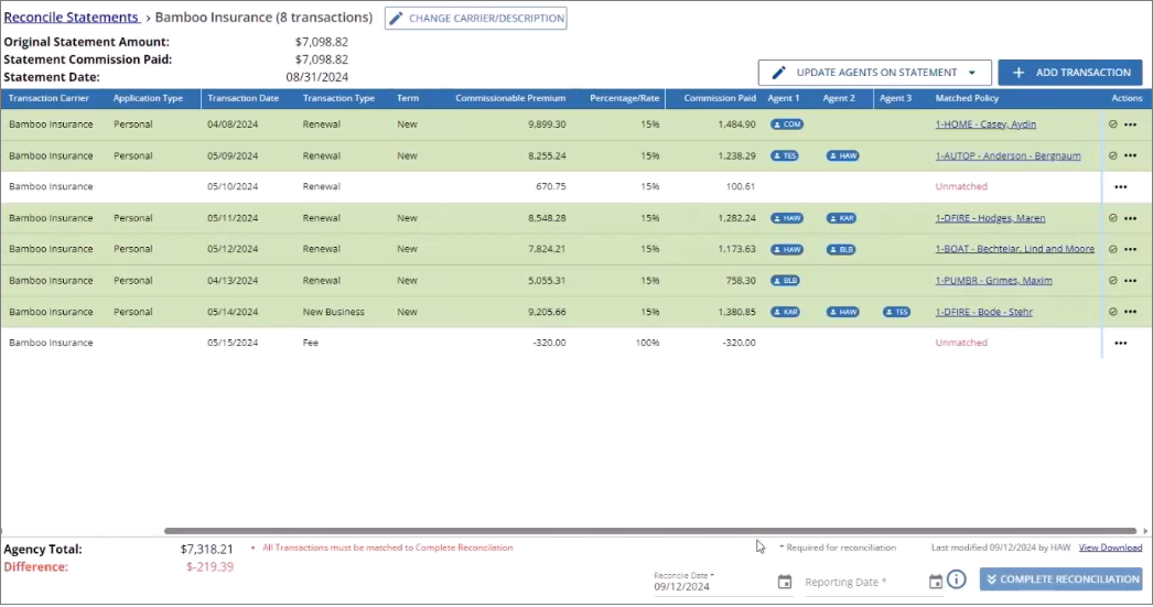 Understanding Commission Management in HawkSoft 6