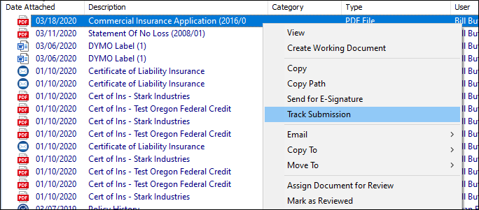 Organize and Track Submissions at a Glance in HawkSoft